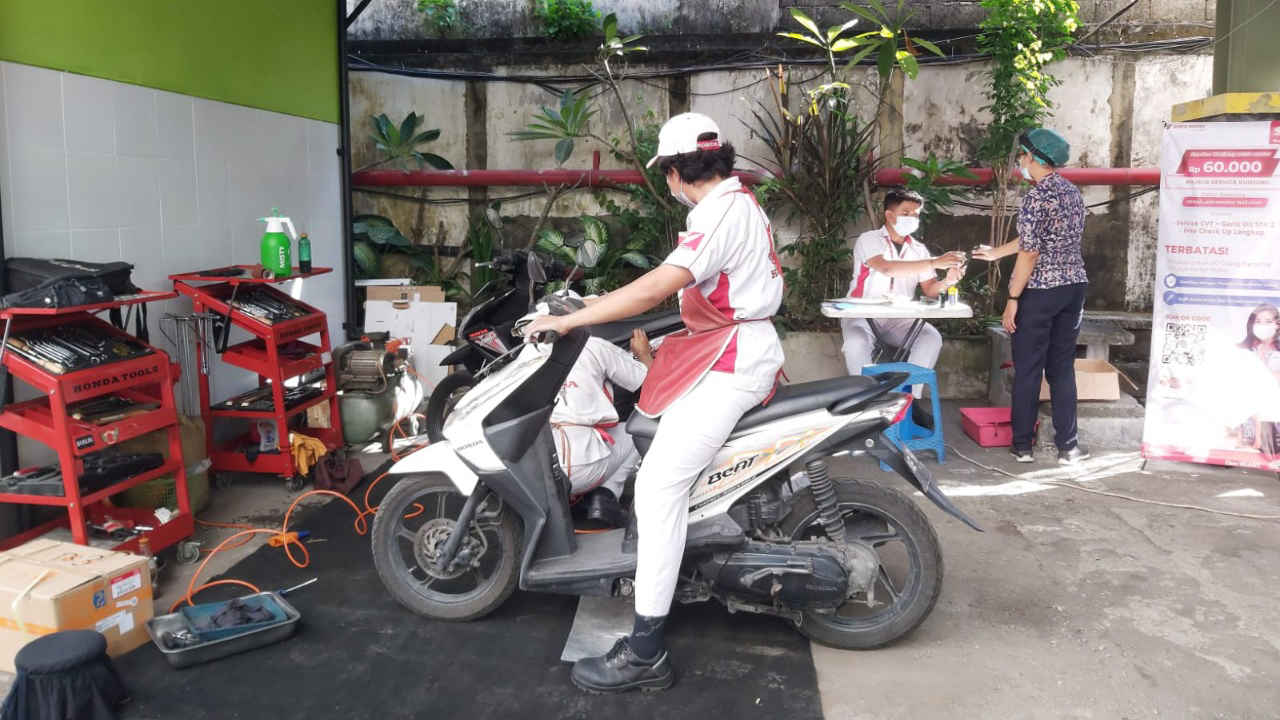 Astra Motor Bali Apresiasi Tenaga Medis Melalui Service Motor Honda ...